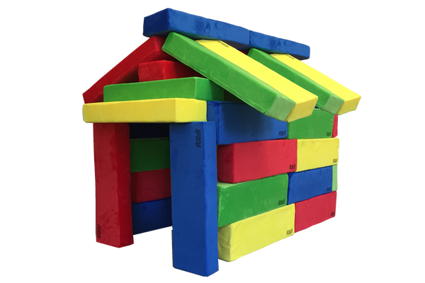 RIWI XXL Building Blocks for Kids - Soft Cover Foam Blocks | TÜV ...